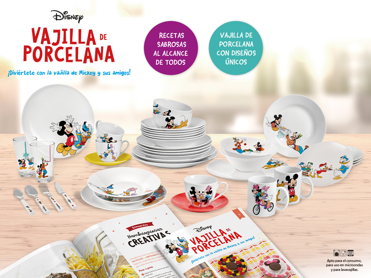 Disney Dinner Set: vajilla Disney
